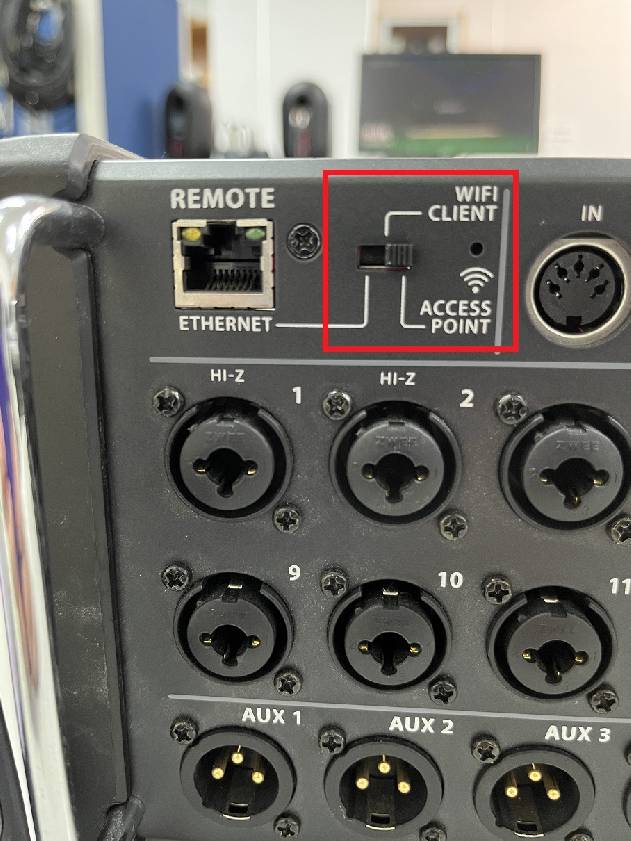 X AIR XR18とiPadを内蔵Wi-Fiで接続する方法を教えてください [BEHRINGER / xair / X AIR XR18 ...