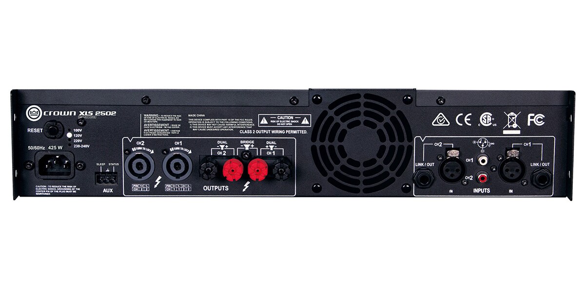 CROWN（AMCRON） ( クラウン（アムクロン） ) >XLS1002 ステレオ・パワーアンプ 送料無料 | サウンドハウス