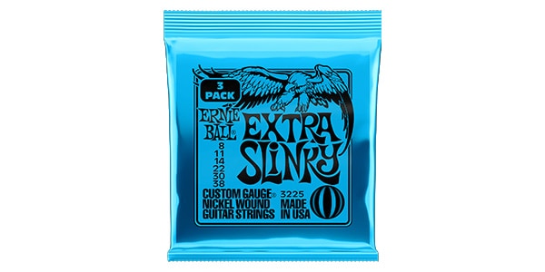 ERNIE BALL ( アーニー・ボール ) Extra Slinky Nickel Wound Electric Guitar Strings 8-38 Gauge | サウンドハウス