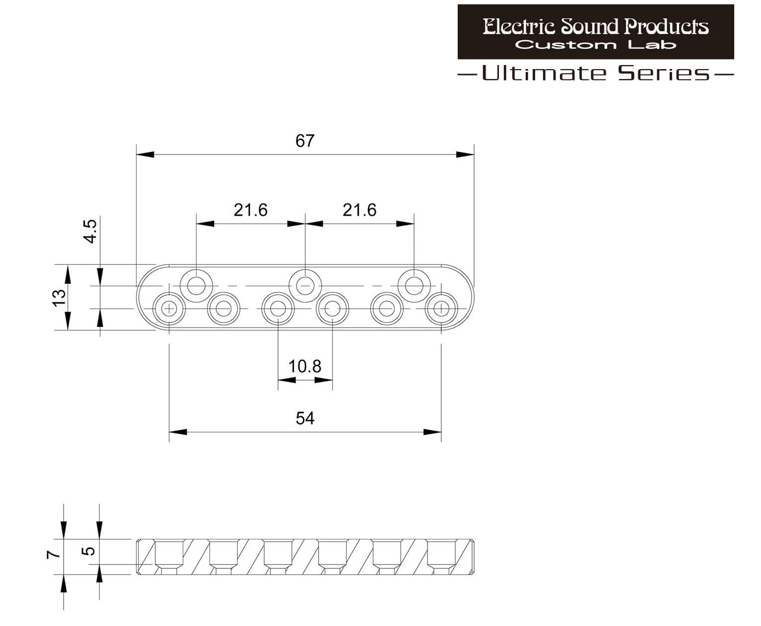 ESP STRINGBACKPLATE7CH 送料無料 | Sound House