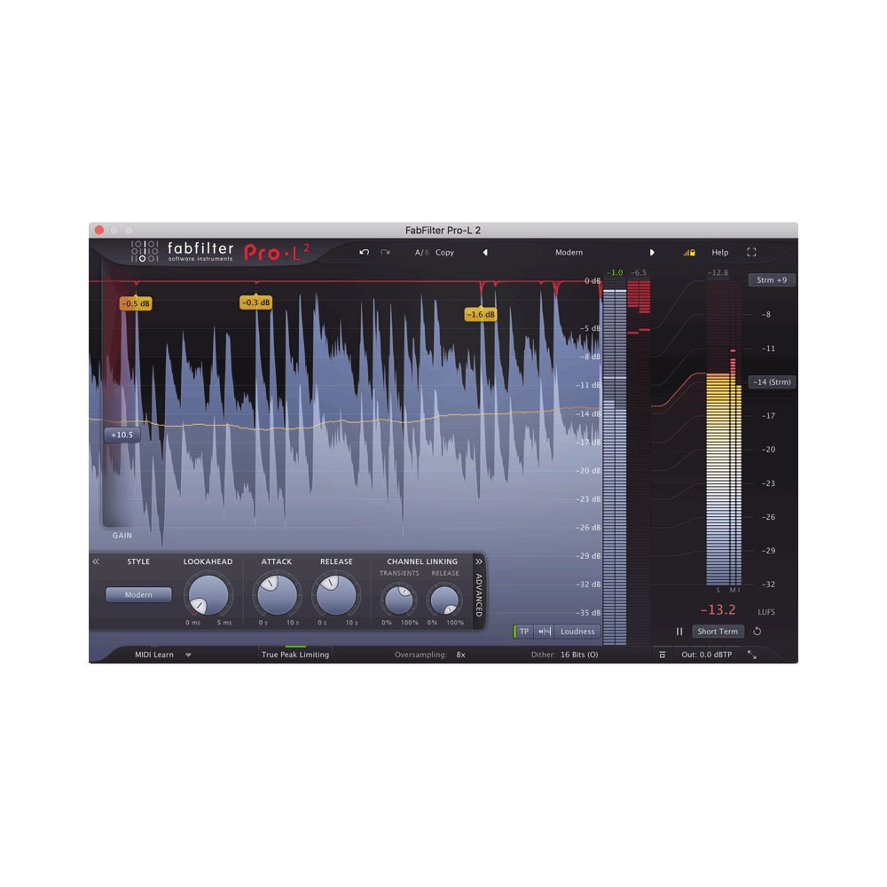 FabFilter ( ファブフィルター ) Pro-L2 ダウンロード納品版 送料無料 | サウンドハウス