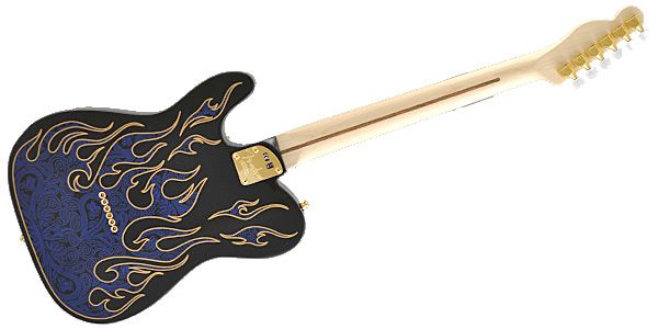 FENDER ( フェンダー ) >James Burton Telecaster Blue Paisley Flames 送料無料 ...