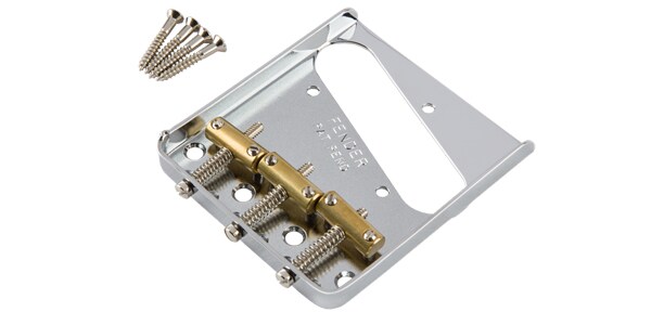 FENDER ( フェンダー ) 3-Saddle Top-Load/String-Through TL Bridge w/Brass ...