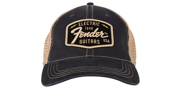 FENDER ( フェンダー ) Fender Transition Logo Patch Hat, Black/Stone One Size 送料無料 | サウンドハウス