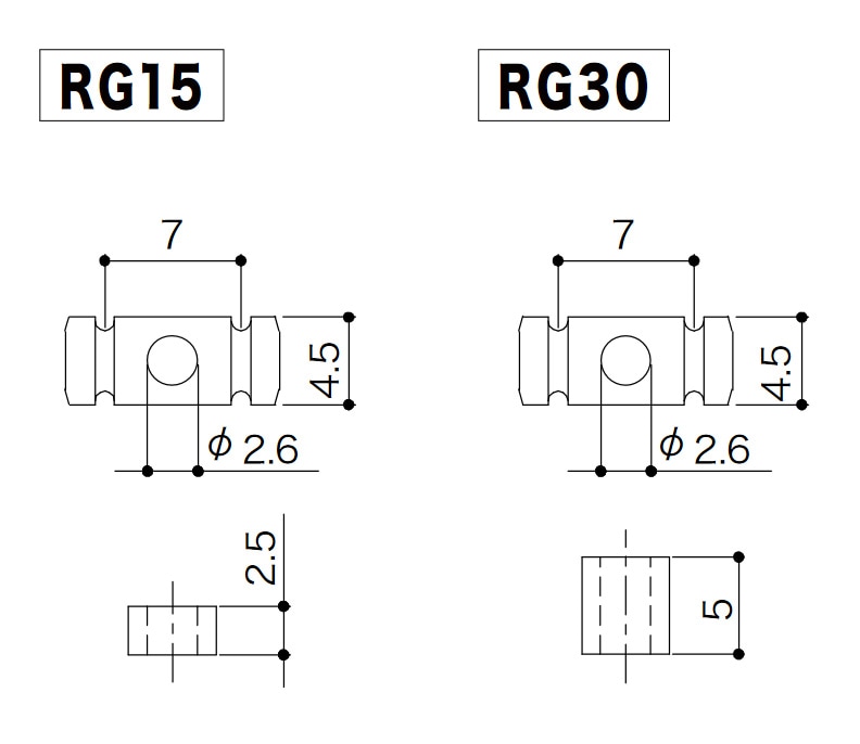 GOTOH ( ゴトー ) RG15 & RG30 Cosmo Black | サウンドハウス