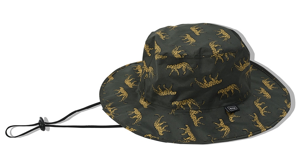 KiU ( キウ ) K85-175 パッカブルサファリハット レオパード 送料無料 | サウンドハウス