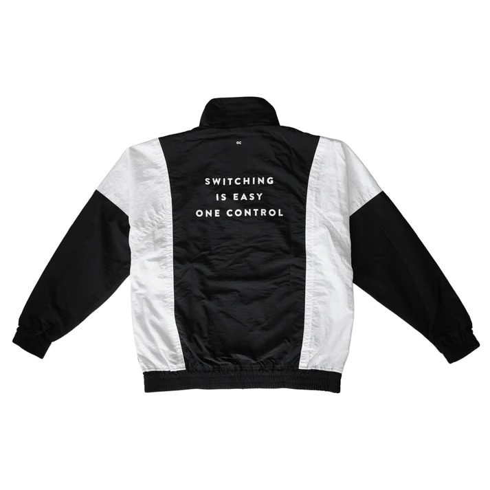 One Control ( ワンコントロール ) ロゴ入りトラックジャケットブラック M 送料無料 | サウンドハウス