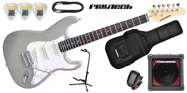 PLAYTECH ( プレイテック ) ST250 ギター入門セット Grey 送料無料 | サウンドハウス