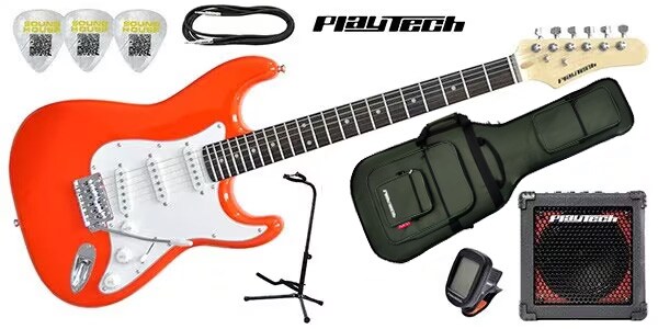 PLAYTECH ST250 ギター入門セット Orange 送料無料 | Sound House