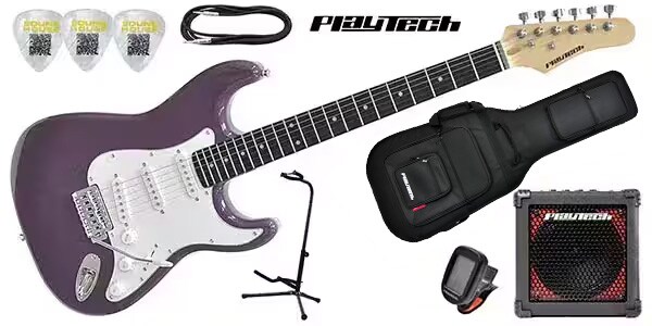 PLAYTECH ST250 ギター入門セット Purple 送料無料 | Sound House