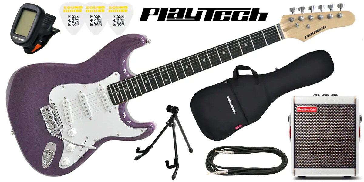 PLAYTECH ( プレイテック ) ST250+Spark Mini 入門セット Rose Purple 送料無料 | サウンドハウス