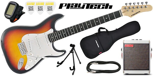 PLAYTECH ( プレイテック ) ST250+Spark Mini 入門セット Rich Sunburst 送料無料 | サウンドハウス