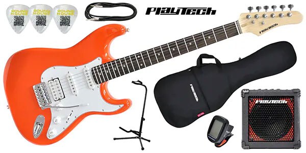 PLAYTECH ST250SSH ギター入門セットOrange 送料無料 | Sound House