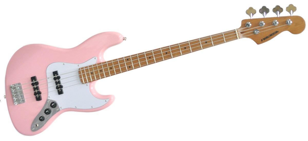 PLAYTECH ( プレイテック ) JB480 Pink 【カーボナイズド・メイプルネック】 送料無料 | サウンドハウス