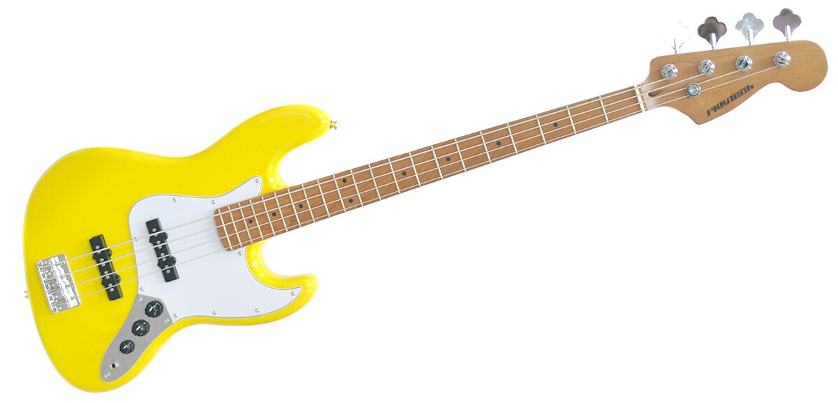 PLAYTECH ( プレイテック ) JB480 Yellow 【カーボナイズド・メイプルネック】 送料無料 | サウンドハウス