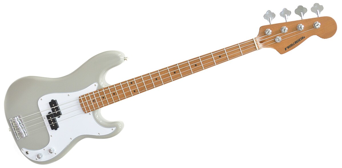 PLAYTECH ( プレイテック ) PB480 Grey【カーボナイズド・メイプルネック】 送料無料 | サウンドハウス