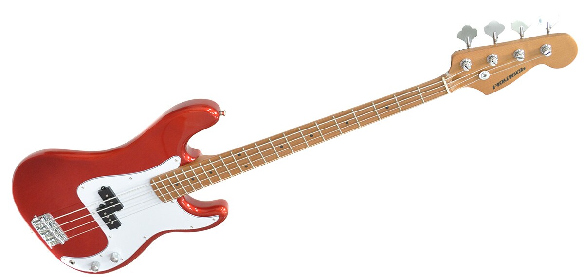 PLAYTECH ( プレイテック ) PB480 Metallic Red【カーボナイズド・メイプルネック】 送料無料 | サウンドハウス