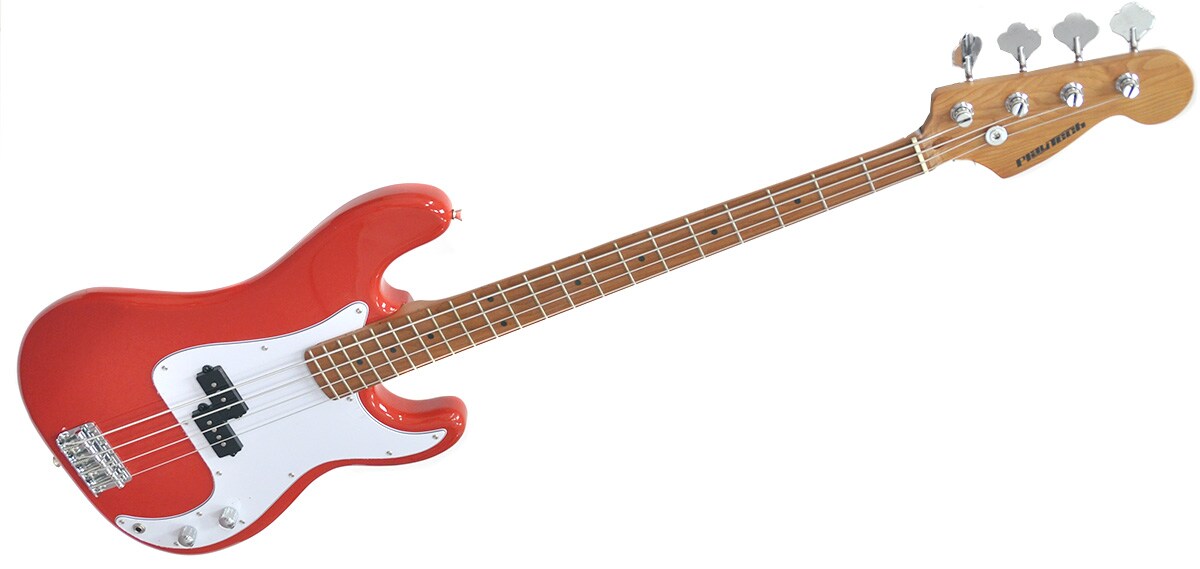 PLAYTECH ( プレイテック ) PB480 Red【カーボナイズド・メイプルネック】 送料無料 | サウンドハウス