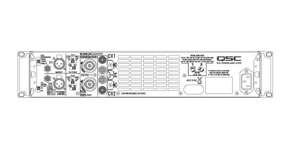 QSC ( キューエスシー ) PLX2502 ステレオ・パワーアンプ 送料無料 | サウンドハウス