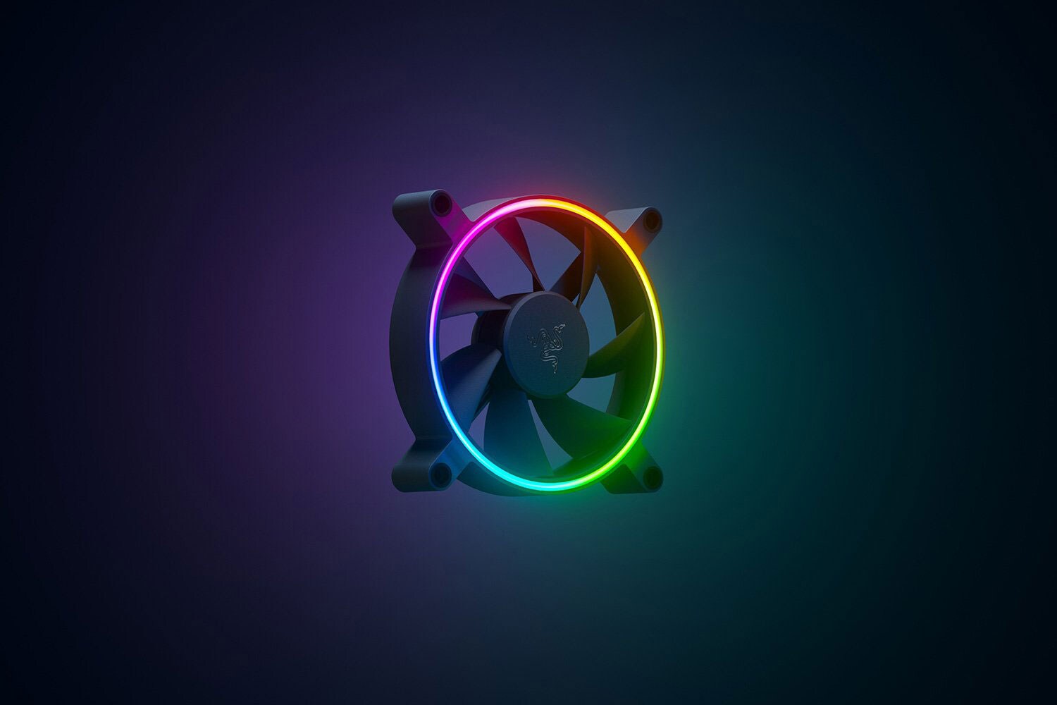 Razer ( レイザー ) Kunai Chroma RGB 120MM LED PWM 3 Fans RC21-01810100-R3M1 ...