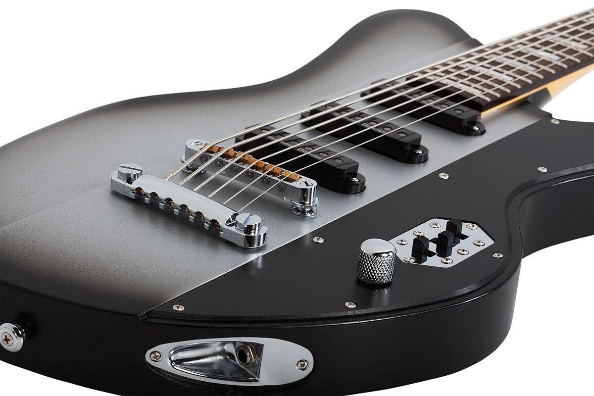SCHECTER ( シェクター ) Robert Smith UltraCure VI Silver Burst Pearl 送料無料 ...