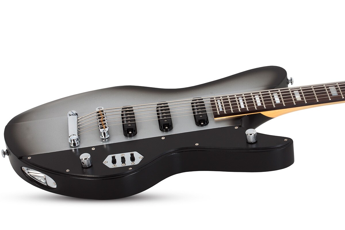 SCHECTER ( シェクター ) Robert Smith UltraCure VI Silver Burst Pearl 送料無料 ...