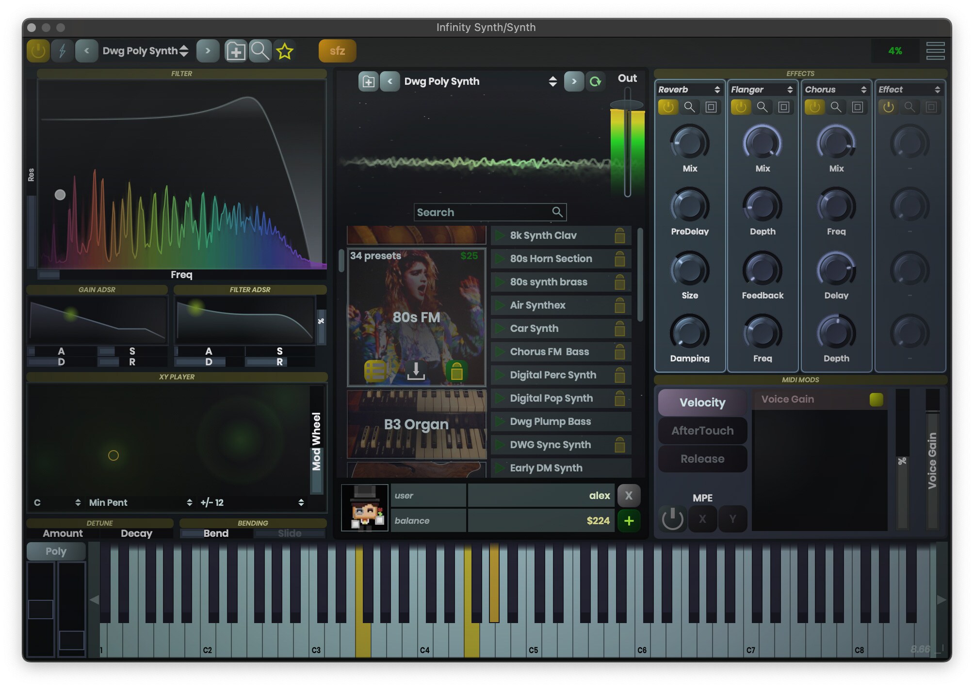 STAGECRAFT SOFTWARE ( ステージクラフトソフトウェア ) Infinity Synth 送料無料 | サウンドハウス
