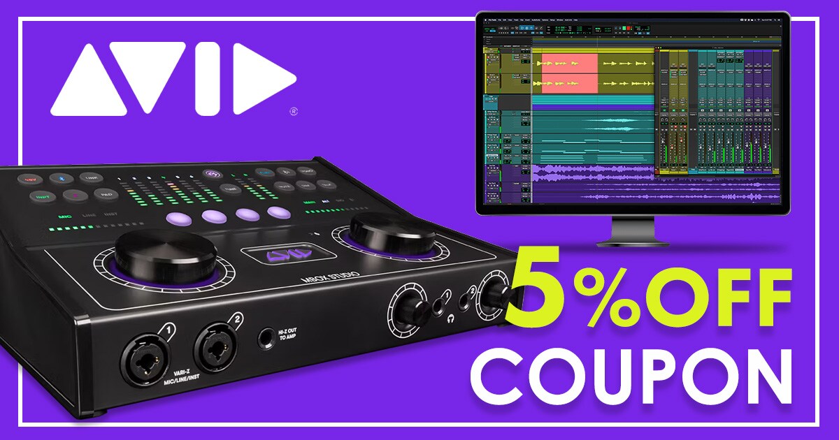 【最大10％還元】AVID製品5％OFFクーポン！｜サウンドハウス