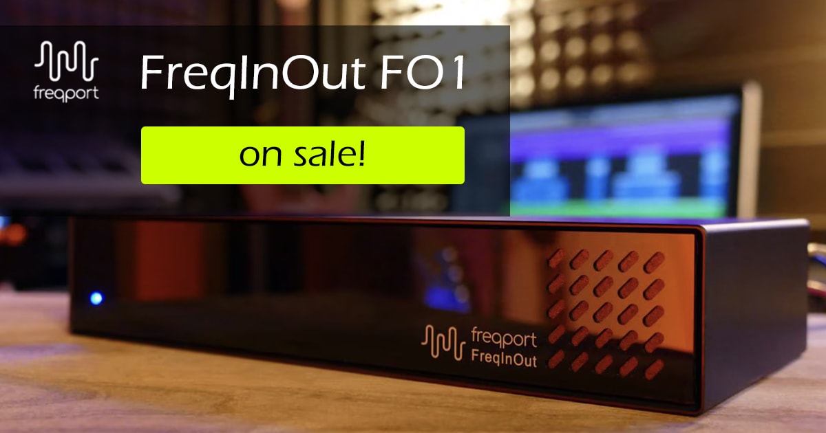 Freqport新製品「FreqInOut FO1」販売開始！｜サウンドハウス