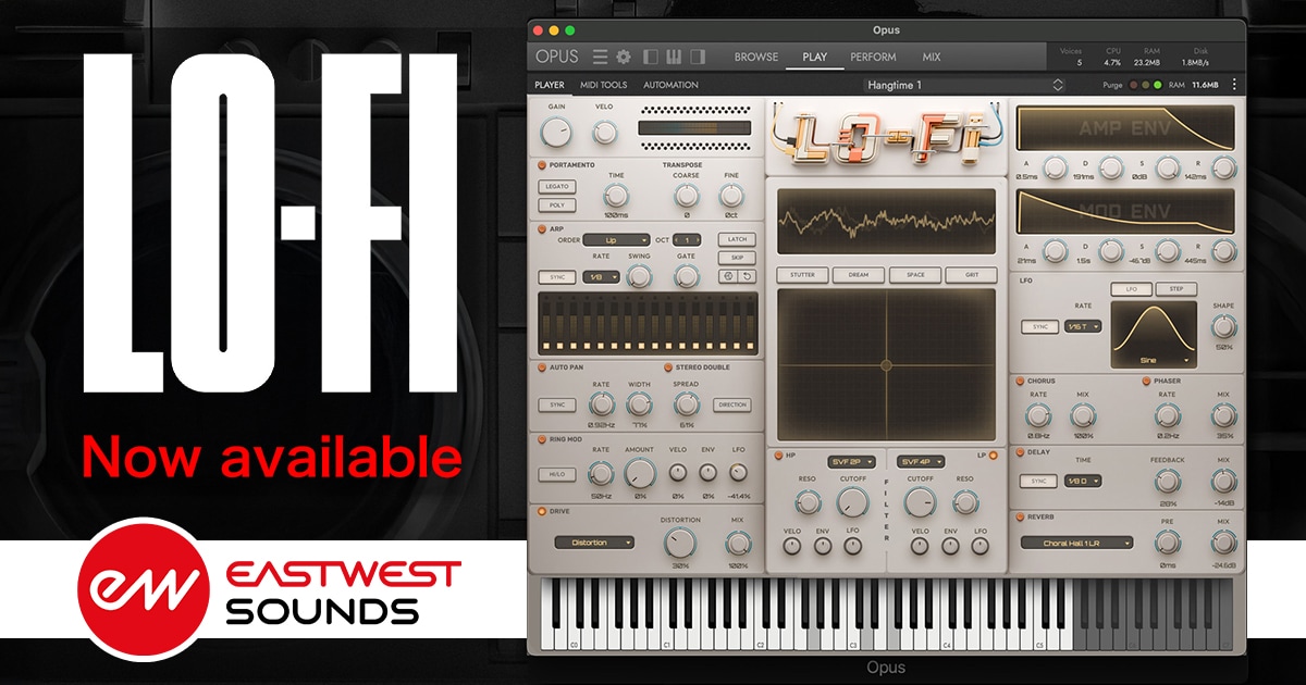 New product! EASTWEST's “LO-FI” plug-in for lo-fi sound is now ...