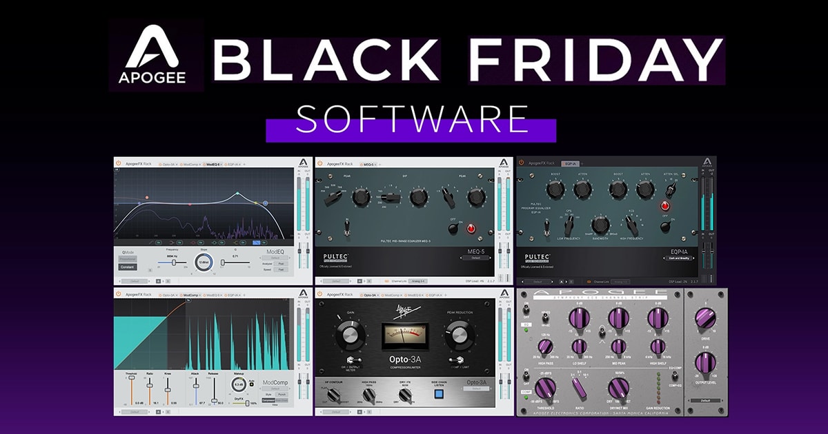 Apogee Software Black Friday 2025開幕！｜サウンドハウス