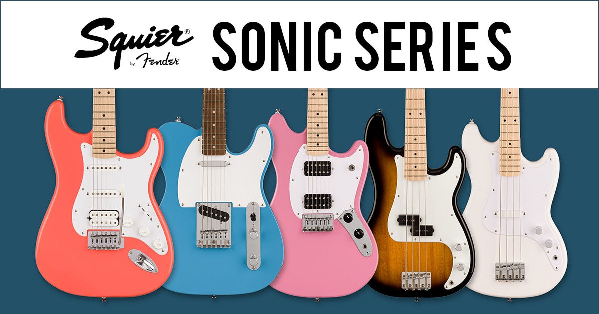 SQUIERより「SQUIER Sonic Series」新登場！｜サウンドハウス
