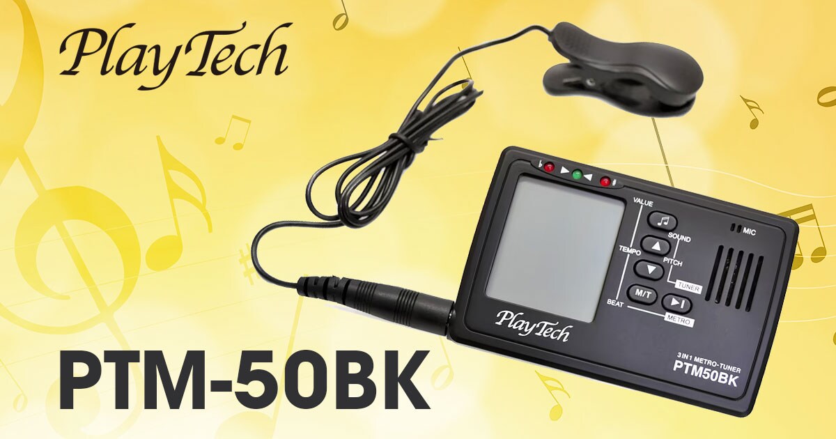 PLAYTECHよりチューナーメトロノーム新登場！｜サウンドハウス