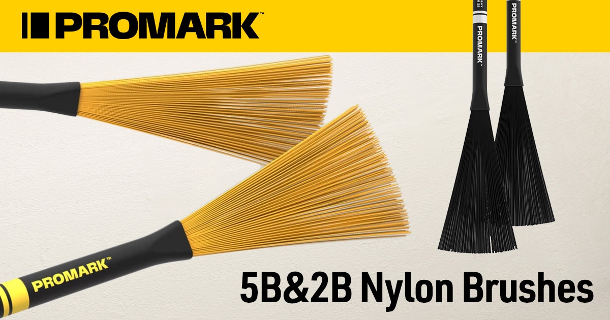 PROMARKよりナイロンブラシ「5B＆2B Nylon Brushes」発売開始！｜サウンドハウス