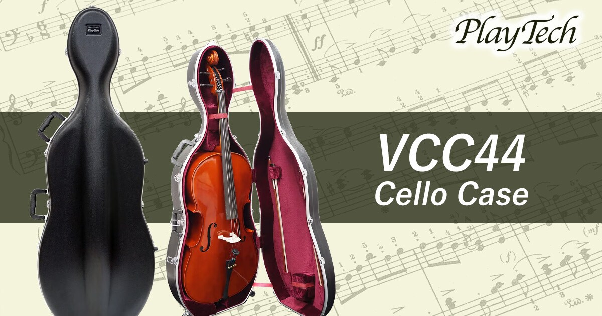 PLAYTECH's "VCC44" hard case for cello is newly released!｜Sound House