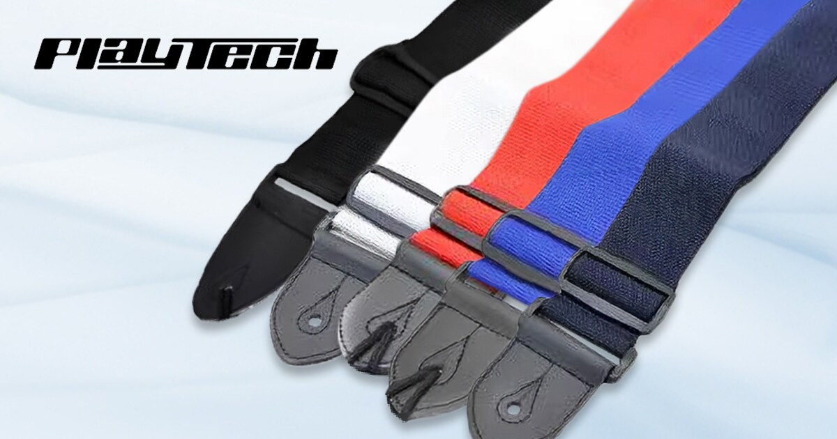 PLAYTECHギター/ベース用ナイロンストラップ入荷！｜サウンドハウス