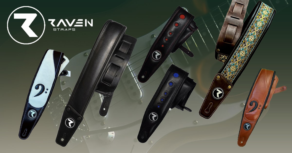 ギター/ベース用ストラップ「Raven Straps」取扱開始！｜サウンドハウス