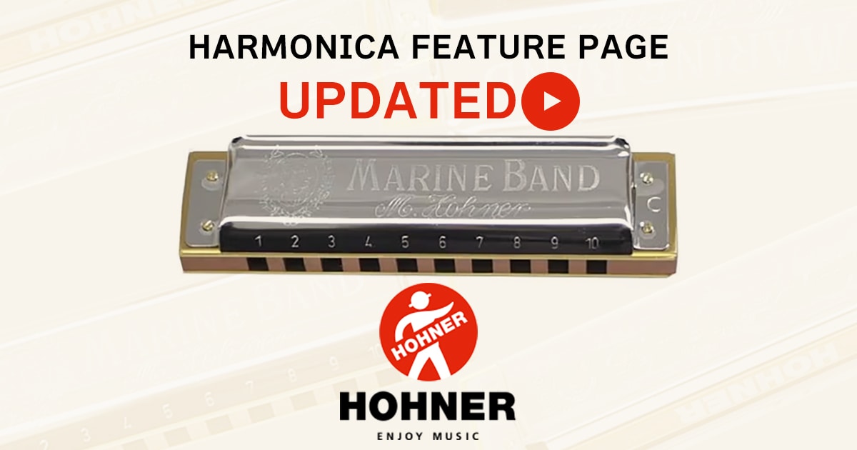 HOHNER harmonica feature page updated!｜Sound House