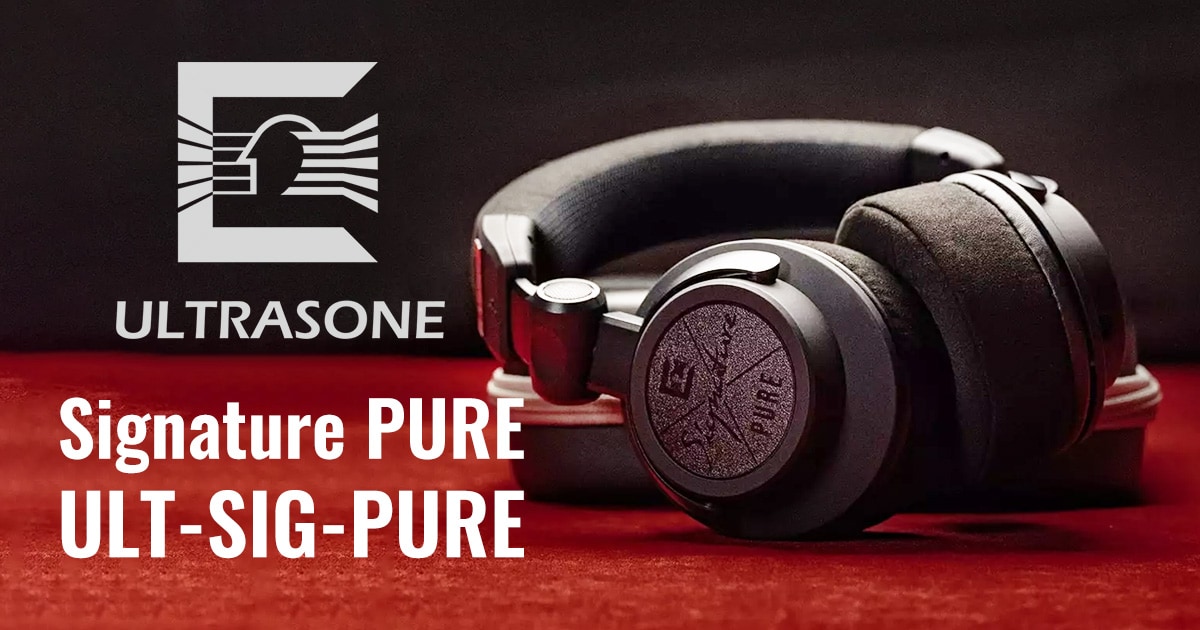 ULTRASONEより、密閉型ヘッドホン「Signature PURE」新発売｜サウンドハウス