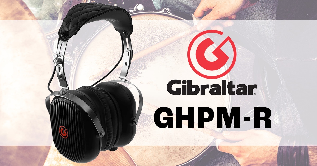 GIBRALTARのドラマー用モニターヘッドホン「GHPM-R」取扱開始！｜サウンドハウス