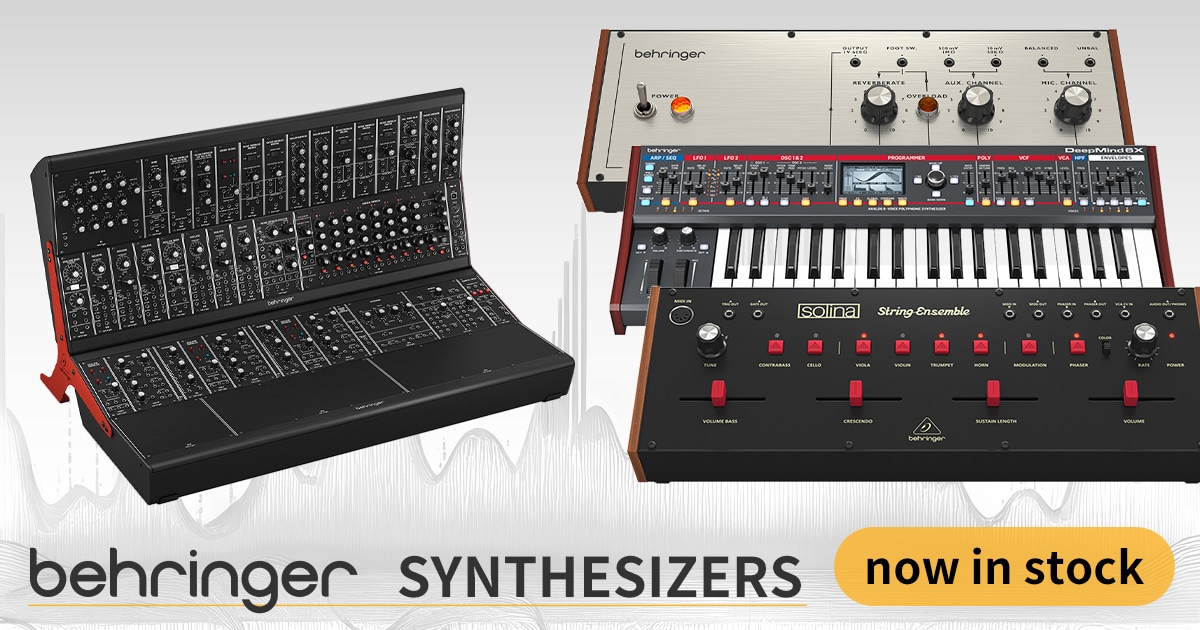 BEHRINGER synths are now in stock!｜Sound House
