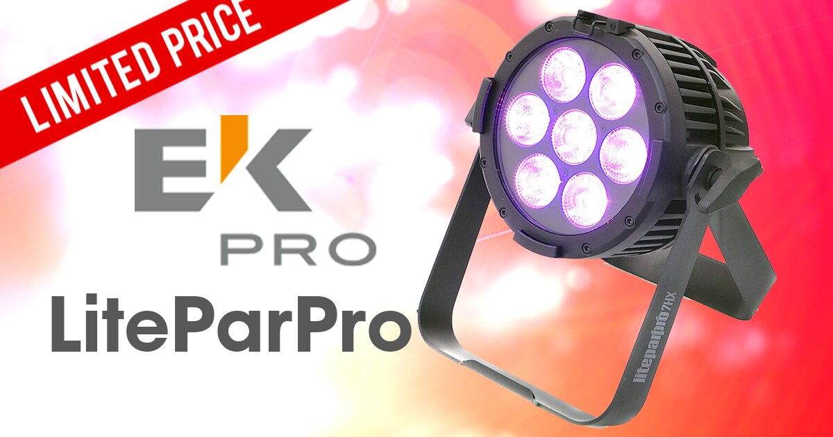 EK PROのLEDパーライト「LiteParPro 7H」限定特価中！｜サウンドハウス