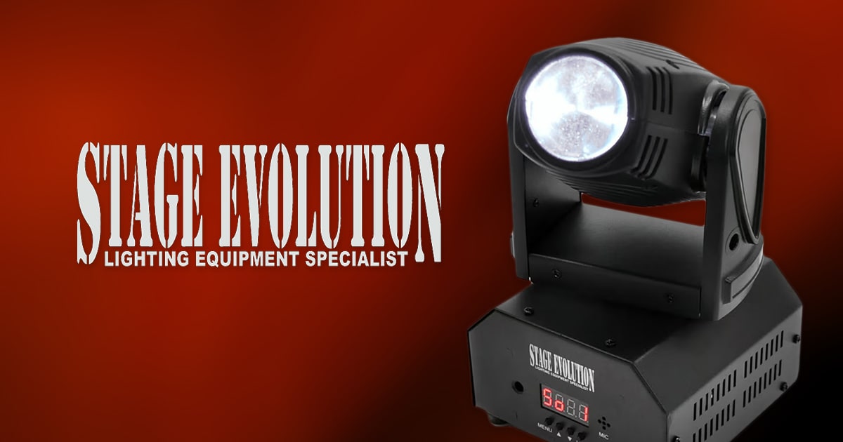 STAGE EVOLUTIONよりムービングヘッド「MINI BEAM 10」新登場！｜サウンドハウス