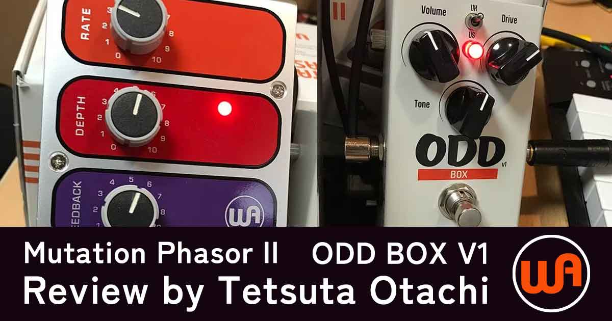 Tetsuta Otachi氏によるWARM AUDIO「ODD Box v1」「Mutation PhasorII」レビュー公開！｜サウンドハウス