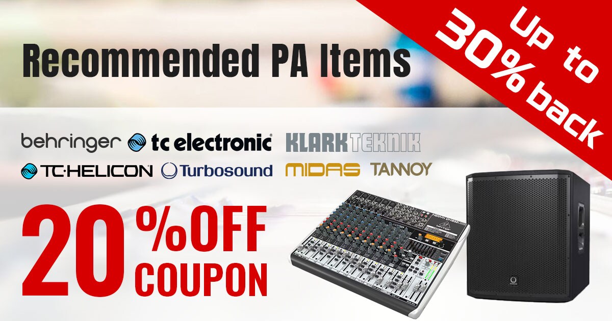 [Up to 30% back] 20% off coupon for recommended items!｜Sound House