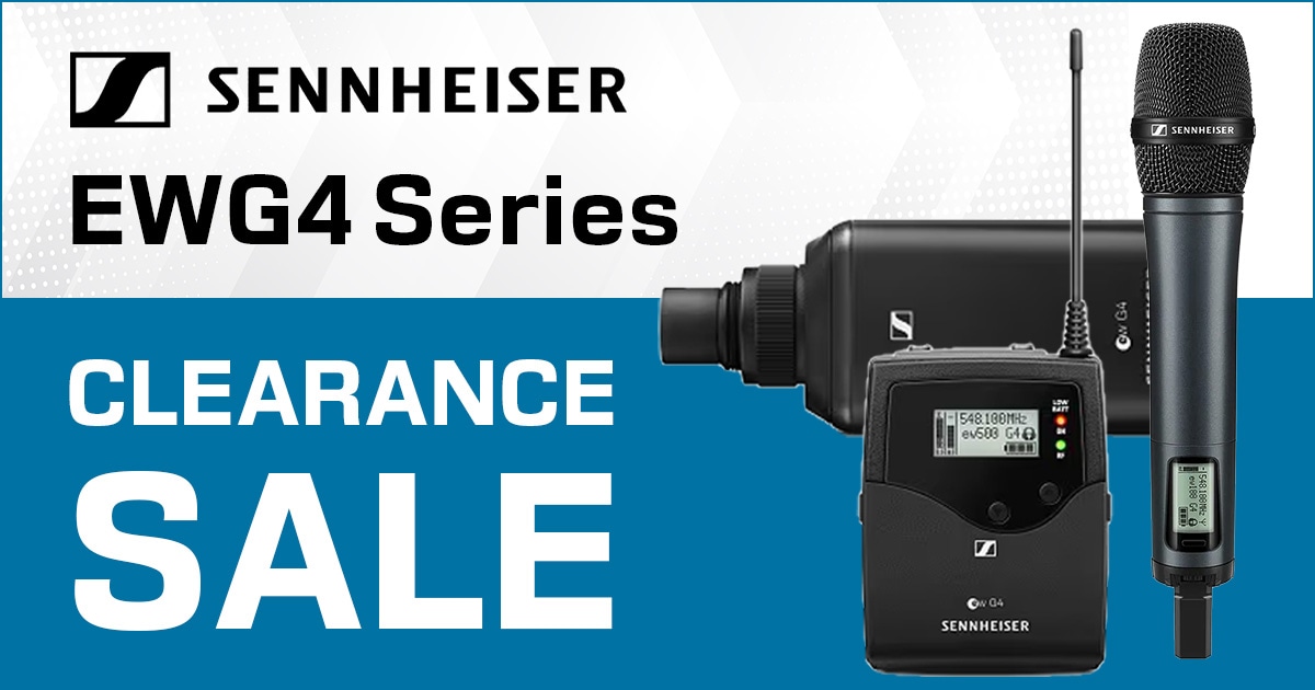 SENNHEISERワイヤレスシステム「EWG4シリーズ」クリアランスセール！｜サウンドハウス