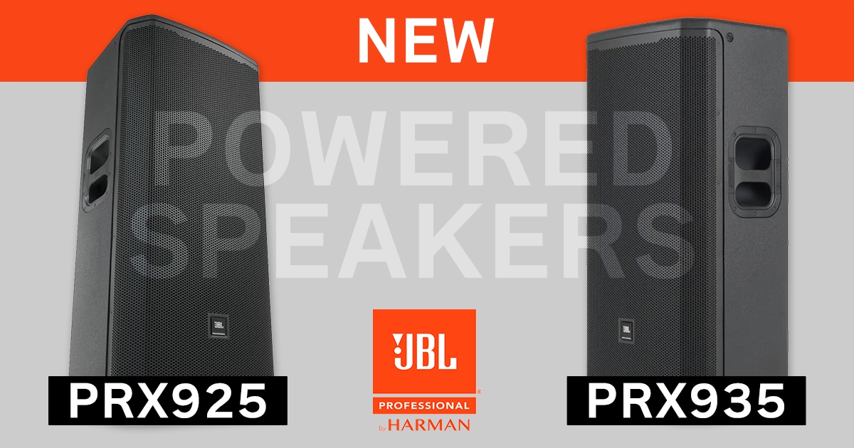 JBLよりパワードスピーカー「PRX925」「PRX935」新登場！｜サウンドハウス