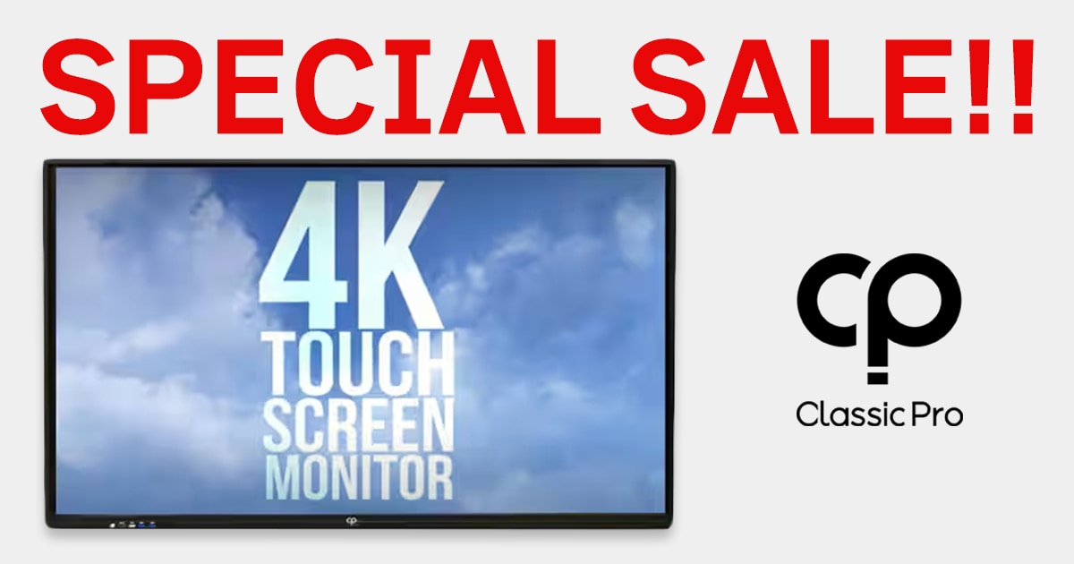 CLASSIC PRO 4Kタッチスクリーン特別セール開催中！｜サウンドハウス