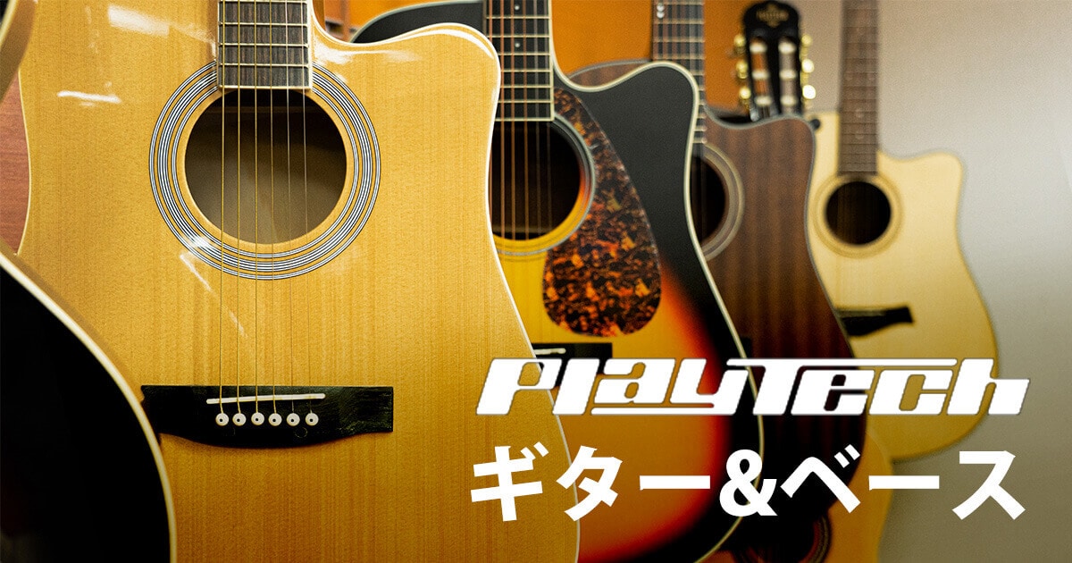 初めての楽器を応援！ PLAYTECH ギター&ベース｜サウンドハウス